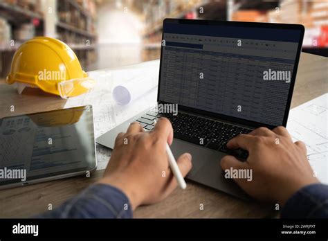 Digital Internet Network Iot Smart Logistics Warehouse Management