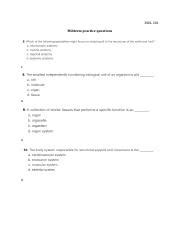 Midterm Practice Questions Pdf BIOL Midterm Practice Questions Which Of The Following