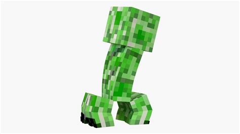 Minecraft Creeper Model Turbosquid 1832549