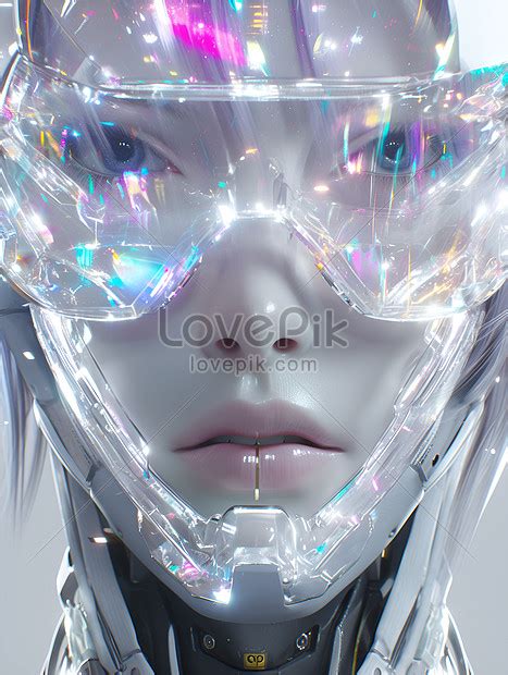 소녀 사이버 펑크 스타일 일러스트 배경 사진 및 창의적인 일러스트 무료 다운로드 Lovepik