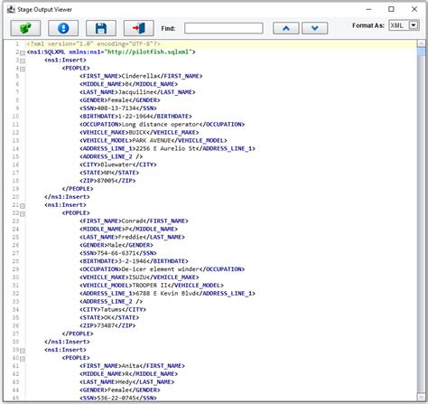 Sqlxml Update And Insert Example In Pilotfishs Eiconsole