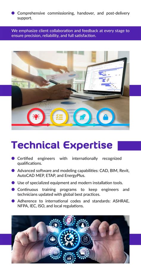 Mep Engineering Brochure Design Company Profile Behance