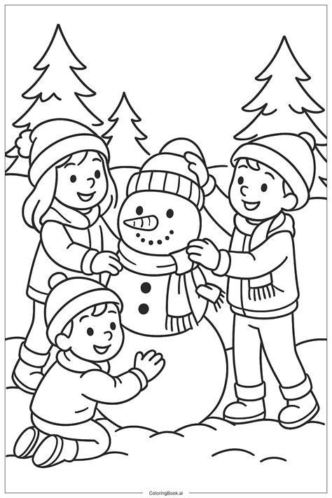 겨울 색칠공부 50장 무료 Pdf・png 출력