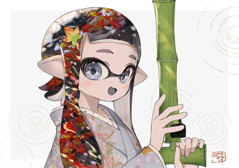 Safebooru 1girl Bamboozler 14 Splatoon Black Hair Black Tongue Blue
