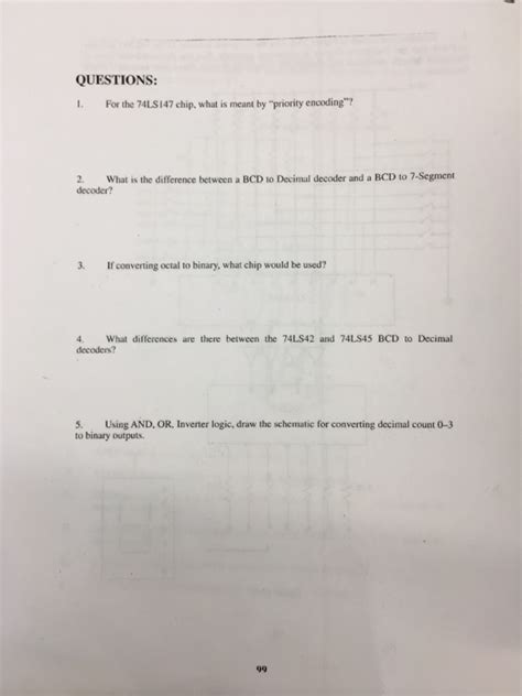 Solved QUESTIONS I For The LS Chip What Is Meant By Chegg Com
