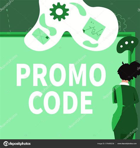 Text Caption Presenting Promo Code Business Showcase Digital Numbers Give Stock Illustration By
