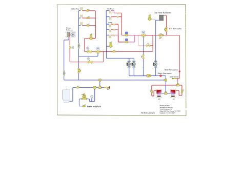 new radiant loop interferes with old one — heating help the wall
