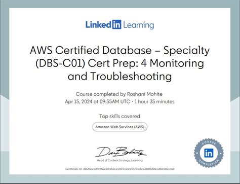 Roshani Mohite On Linkedin I Have Successfully Completed The Aws