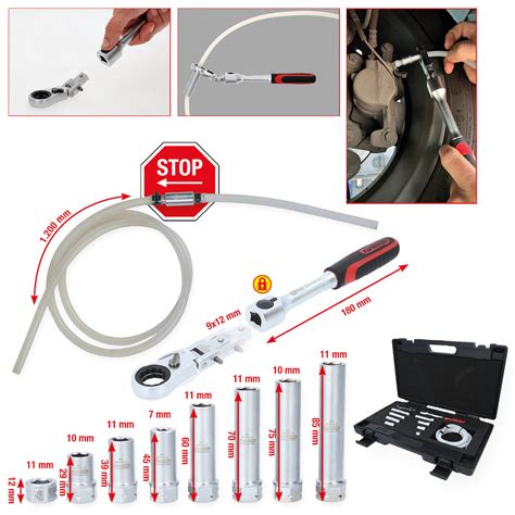 Brake Bleeding Spanner Set For Vag 11 Pcs Brake Bleeder Brake Service Special Tools For