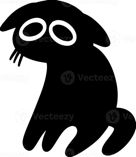 Black Cat Cartoon Drawing Image 30761630 Png