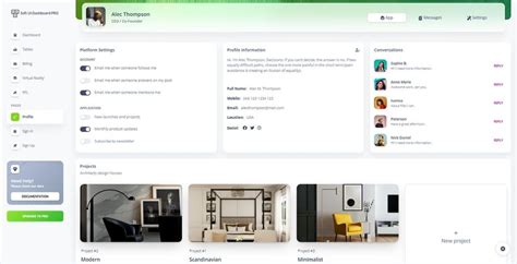Vue 3 软 Ui 仪表板 免费模板开源小助理 开源