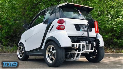 Este Smart Fortwo Atómico Lleva El Motor De Una Suzuki Hayabusa