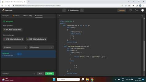 90daysofcode 90daysofcode Codingjourney Leetcodeproblems 90daysofcode Anshu Kumar Bishwas
