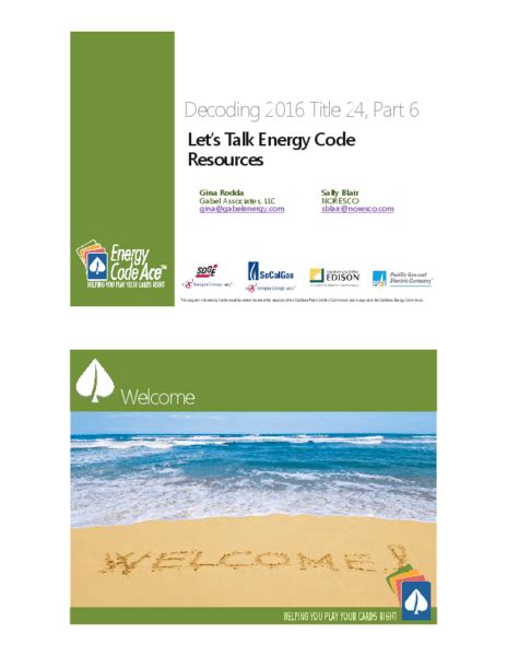 Energy Code Ace Download Handout