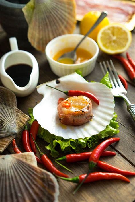 Морской гребешок с острым и шоколадным соусами — деликатес на вашем столе Andy Chef Энди Шеф