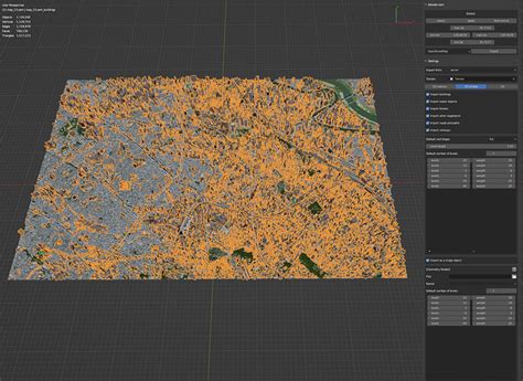 Blosm Import Of Google D Cities Openstreetmap Terrain Released