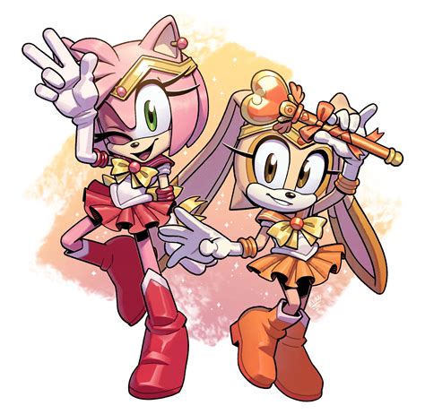 Sailor Amy And Sailor Cream By Evan Stanley R Sonicthehedgehog