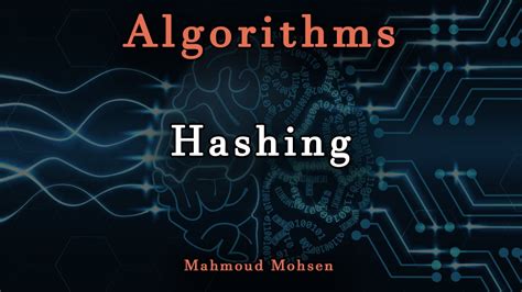 16 Hashing Algorithms Youtube