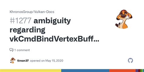 ambiguity regarding vkcmdbindvertexbuffers offsets · issue 1277