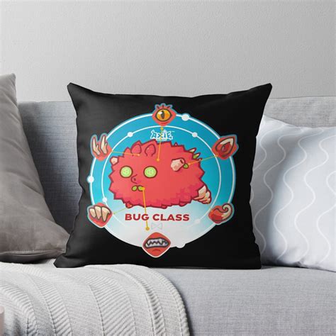 Monster Bug Axie Infinity Class Bug Tier List Axie 6803 Throw Pillow For Sale By Dikamus