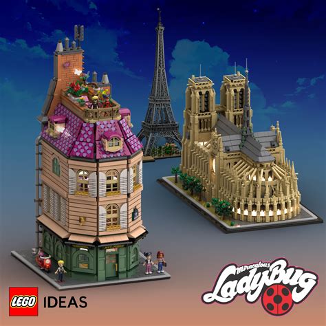 Lego Ideas Miraculous Tales Of Ladybug And Cat Noir Ladybug And Cat