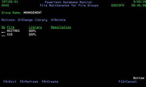 File Maintenance For File Groups