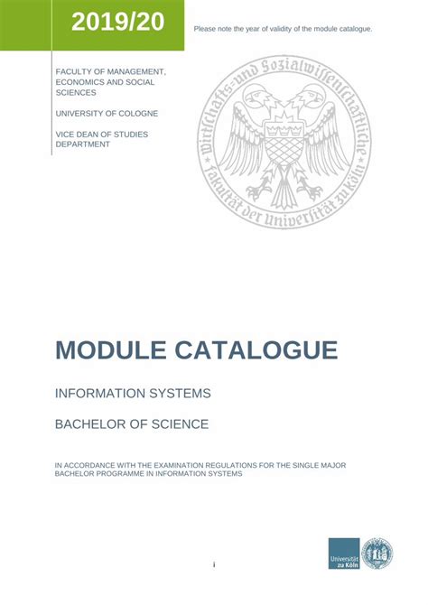 Pdf Module Catalogue1 Cc Core Module Computer Science Core And