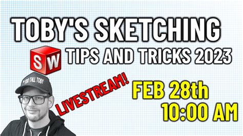 Solidworks Tips And Tricks Livestream This Tuesday Feb 28 10 Am East Coast R Solidworks