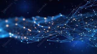 Technology Wave Music Concept Gif With Brighter Dots And Swirls And Wave Shape Powerpoint