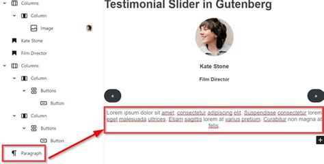 How To Create Testimonial Slider In Gutenberg Without Plugin