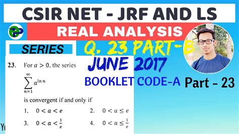 E Point Csir Net Maths Q 23 June 2017 Booklet Code A