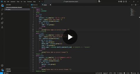 Python Regex Beginnersproject Datavalidation Github Codegnan