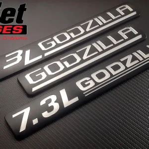 73l Godzilla Billet Aluminum Badge  Ford Tremor Forum Ford Super