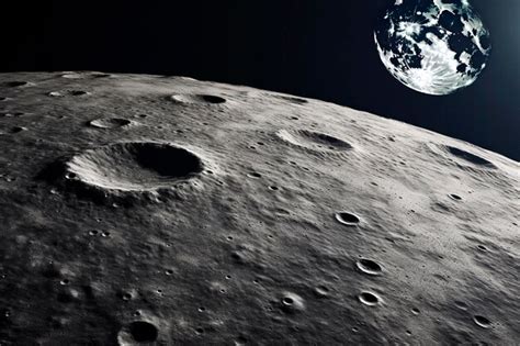 Premium Photo Craters Of The Moon Seen From Space