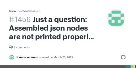Just A Question Assembled Json Nodes Are Not Printed Properly In The