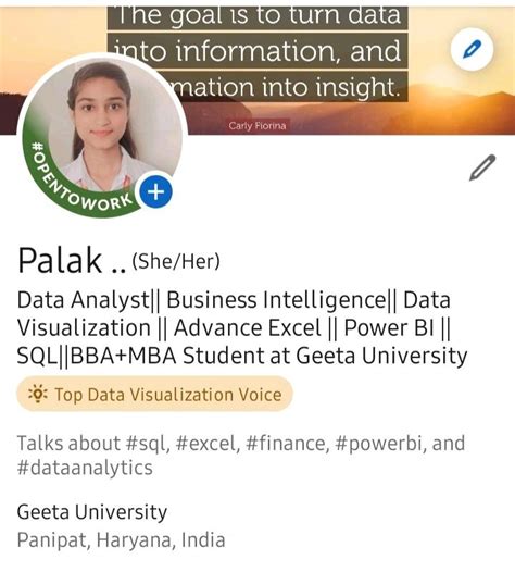 Palak On Linkedin Linkedin Datavisualization Dataanlytics