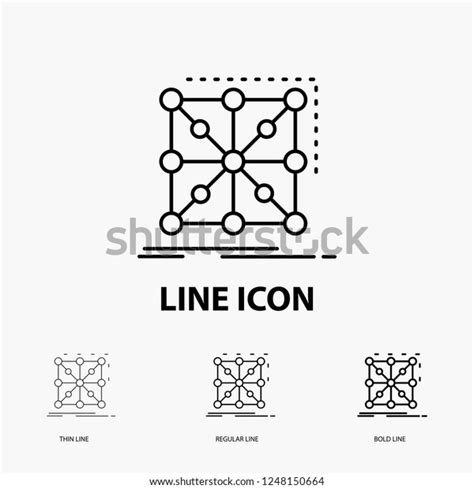 Data Framework App Cluster Complex Icon Stock Vector Royalty Free