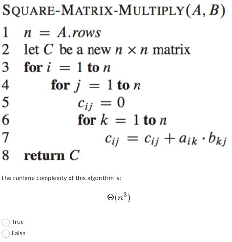Solved Square Matrix Multiply Ab