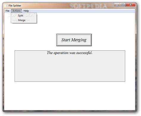 File Splitter Download Softpedia