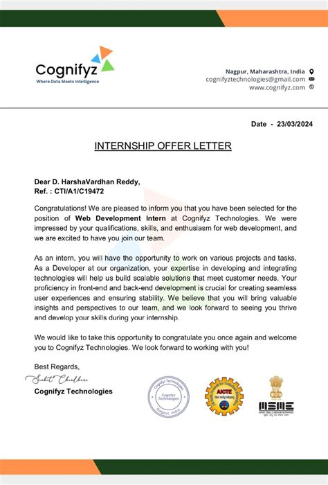 D Harshavardhan Reddy Posted On Linkedin