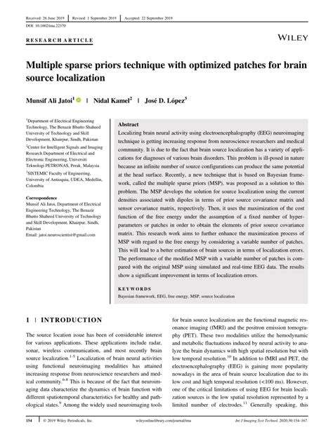 multiple sparse priors technique with optimized patches for brain source localization request pdf