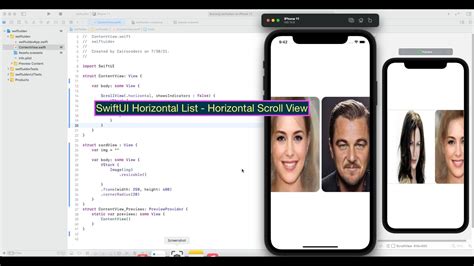 Swiftui Horizontal List Horizontal Scroll View Youtube