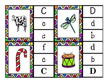 ALPHABET OBJECT TO LETTER SOUND CLIP CENTER By The Kinder Zone TpT