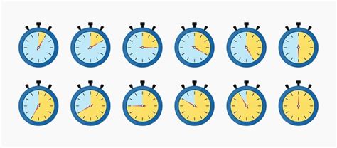 Premium Vector Timer Stopwatch Countdown Vector Illustration