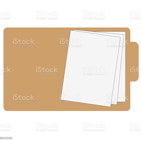 흰색 배경에 문서가 있는 파일 폴더를 엽니다 문서 기호가 있는 이전 플랫 스타일 0명에 대한 스톡 벡터 아트 및 기타 이미지 0명 계획 고름 Istock