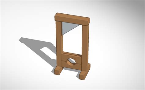 3d Design Guillotine Tinkercad