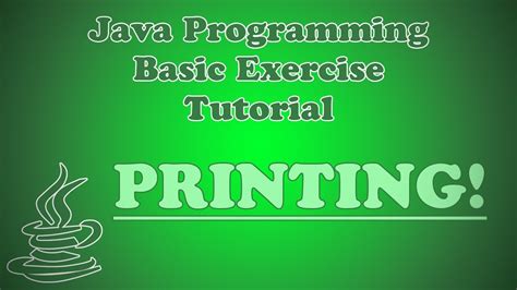 Lets Go Java Basic Programming Tutorial Printing New Line Youtube