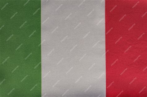 Emblema Nacional De Italia Bandera De La República Italiana En Primer