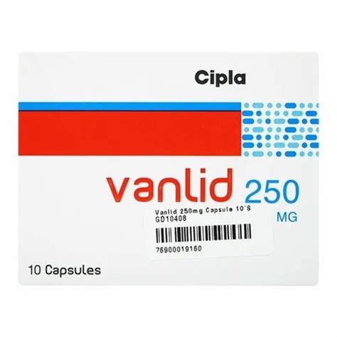 Vancomycin 250 Mg Capsule At Rs 1600piece Anti Infective In Nagpur