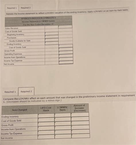 Solved Pa7 2 Algo Evaluating The Income Statement And